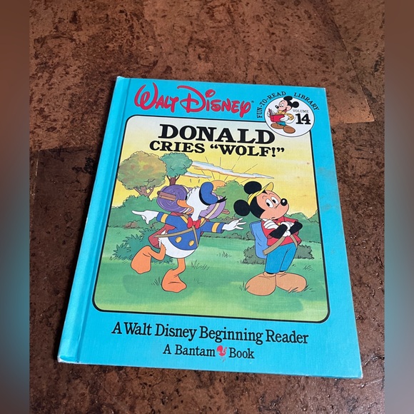 Disney | Toys | Walt Disney Donald Cries Wolf Vol 4 1983 Fun To Learn ...